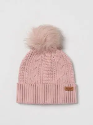 Barbour Viscose Blend Beanie - Pink