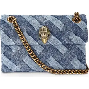 Kurt Geiger Mini Kensington Denim Crossbody Bag - Navy