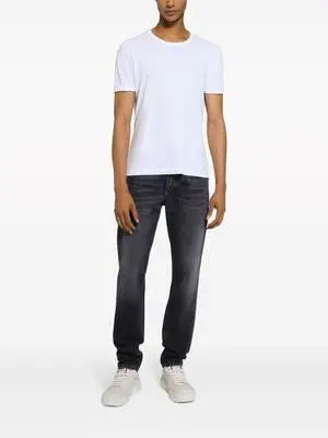 Dolce & Gabbana Straight-leg Cotton Jeans - Blue