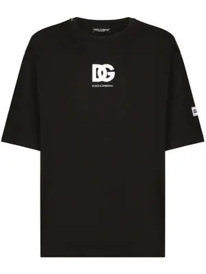 Dolce & Gabbana Logo-patch Cotton T-shirt