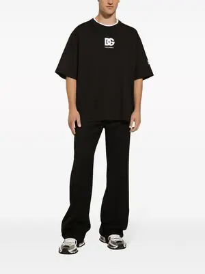 Dolce & Gabbana Logo-patch Cotton T-shirt