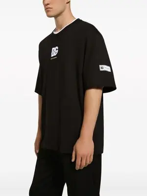 Dolce & Gabbana Logo-patch Cotton T-shirt