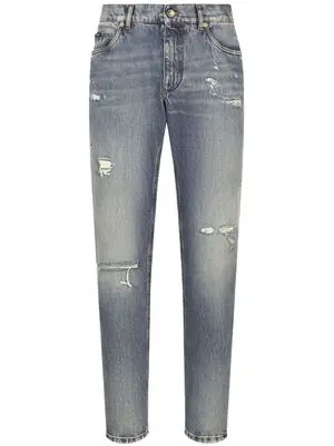 Dolce & Gabbana Straight-leg Jeans - Blue