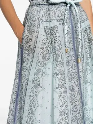 Zimmermann Matchmaker Midi Skirt