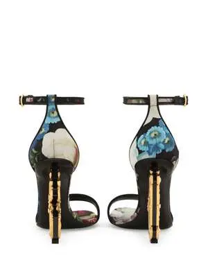 Dolce & Gabbana 105mm Dg Baroque-heel Sandals