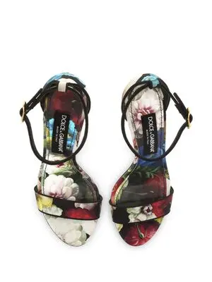 Dolce & Gabbana 105mm Dg Baroque-heel Sandals