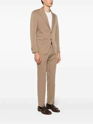 Tagliatore Logo-appliqué Twill Single-breasted Suit