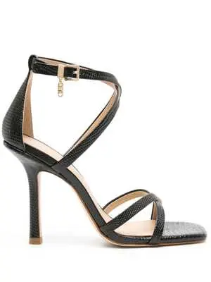 Michael Kors Lizard-effect 105mm Leather Sandals