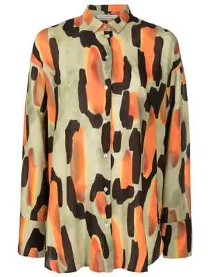 LENNY NIEMEYER Abstract Printed Button-up Shirt