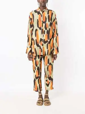 LENNY NIEMEYER Abstract Printed Button-up Shirt