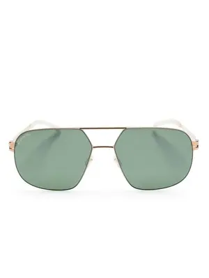 Mykita Angus Pilot-frame Sunglasses - Gold