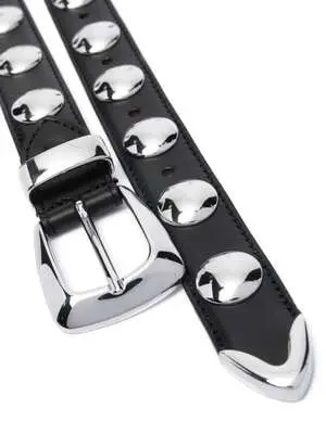 Khaite Benny Belt With Studs - Black