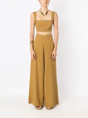 LENNY NIEMEYER Contrast-stitching Crop Top