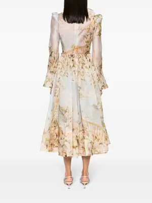 zimmermann lyrical flare sleeve midi dress Just Landed: The Lyrical Flare Sleeve Midi and Zimmermann Farrow Pumps 55  from Fall 23. #Luminosity #ZimFall23 #zimmermann