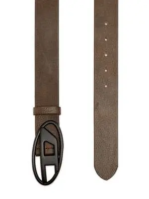 DIESEL B-1dr Buckle Leather Belt