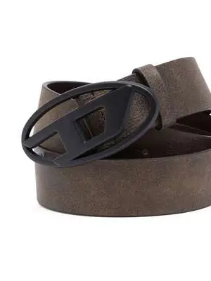 DIESEL B-1dr Buckle Leather Belt