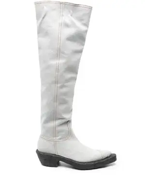 Camper Venga Denim Knee-high Boots