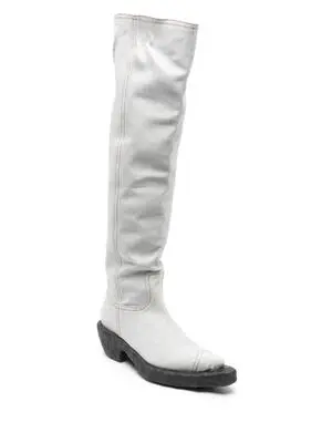 Camper Venga Denim Knee-high Boots