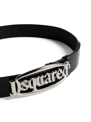 Dsquared2 Logo-buckle Leather Belt