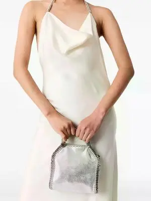 Stella McCartney Falabella Chain-trim Shoulder Bag - Silver