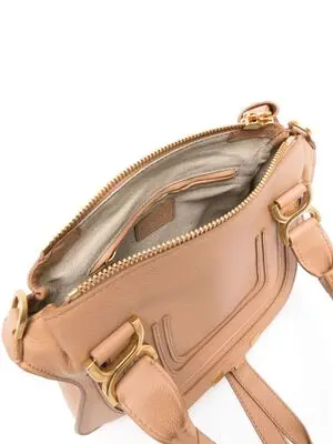 Chloé Small Marcie Leather Tote - Brown