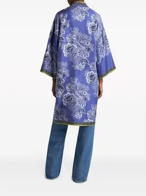 Etro Kesa Floral-print Silk Robe