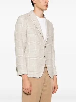 Tagliatore Check-pattern Single-breasted Blazer
