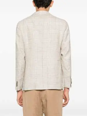 Tagliatore Check-pattern Single-breasted Blazer