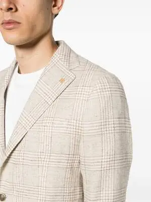 Tagliatore Check-pattern Single-breasted Blazer