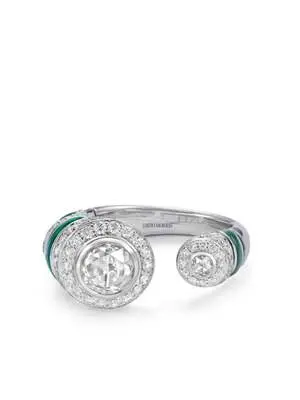 DAVID MORRIS 18kt White Gold Asiyah Diamond Ring