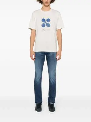 BOSS Mid-rise Straight-leg Jeans - Blue
