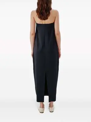 Another Tomorrow Cocoon Halterneck Maxi Dress