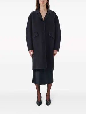 Another Tomorrow Wool Cocoon Coat