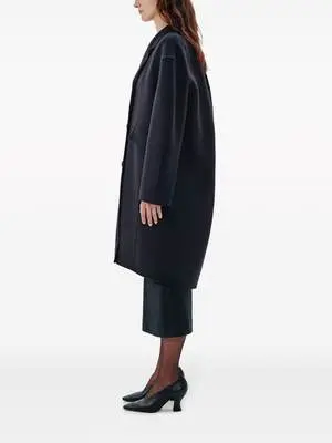 Another Tomorrow Wool Cocoon Coat