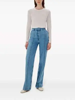 Another Tomorrow Ballet Scoop-neck T-shirt
