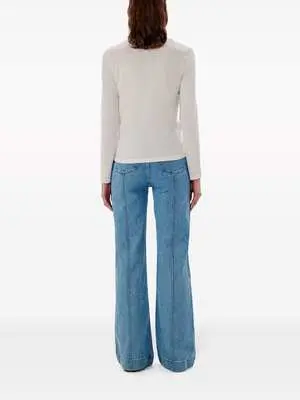Another Tomorrow Ballet Scoop-neck T-shirt