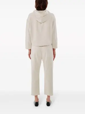 Another Tomorrow Cropped Jersey Hoodie