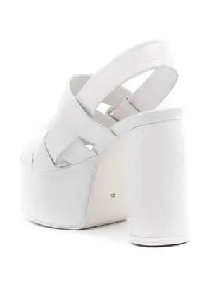 GLORIA COELHO Asymmetric Platform Sandals