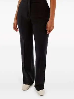 Another Tomorrow Flared Merino Wool Trousers