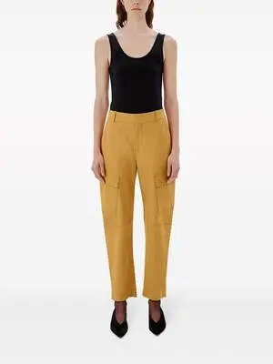 Another Tomorrow Curved Cargo Trousers