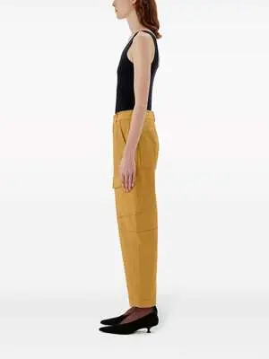 Another Tomorrow Curved Cargo Trousers
