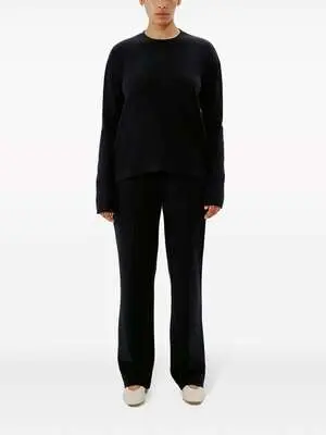 Another Tomorrow Luxe Seamed T-shirt