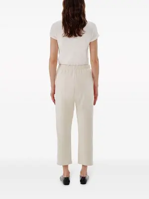 Another Tomorrow Mid-rise Cropped Track Pants