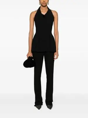 TOTEME Slim Tailored Trousers - Black