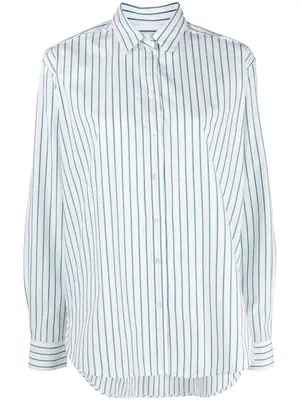 TOTEME Signature Cotton Shirt - White