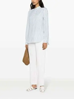 TOTEME Signature Cotton Shirt - White