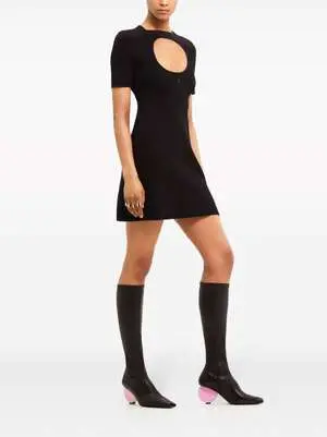 COURREGES Cut-out Knitted Minidress