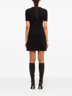 COURREGES Cut-out Knitted Minidress