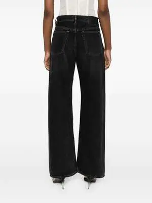 Acne Studios High-rise Loose-fit Jeans - Black
