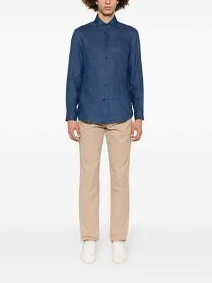 Brunello Cucinelli Buttoned-up Linen Shirt